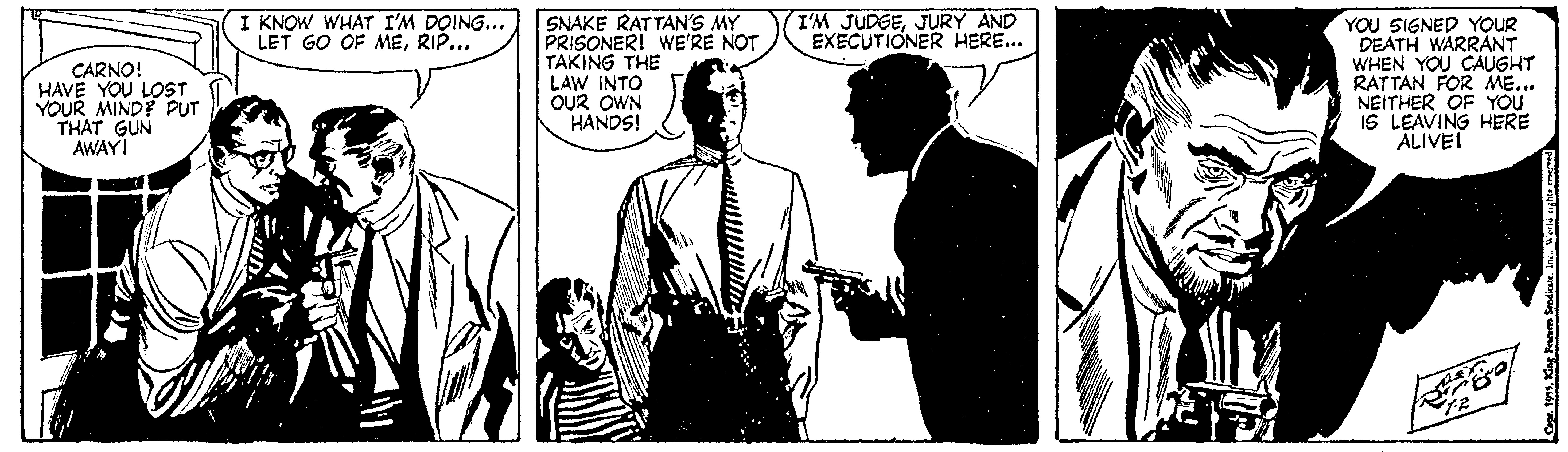 Rip Kirby Comic Strip 1955-07-02 | Comics Kingdom