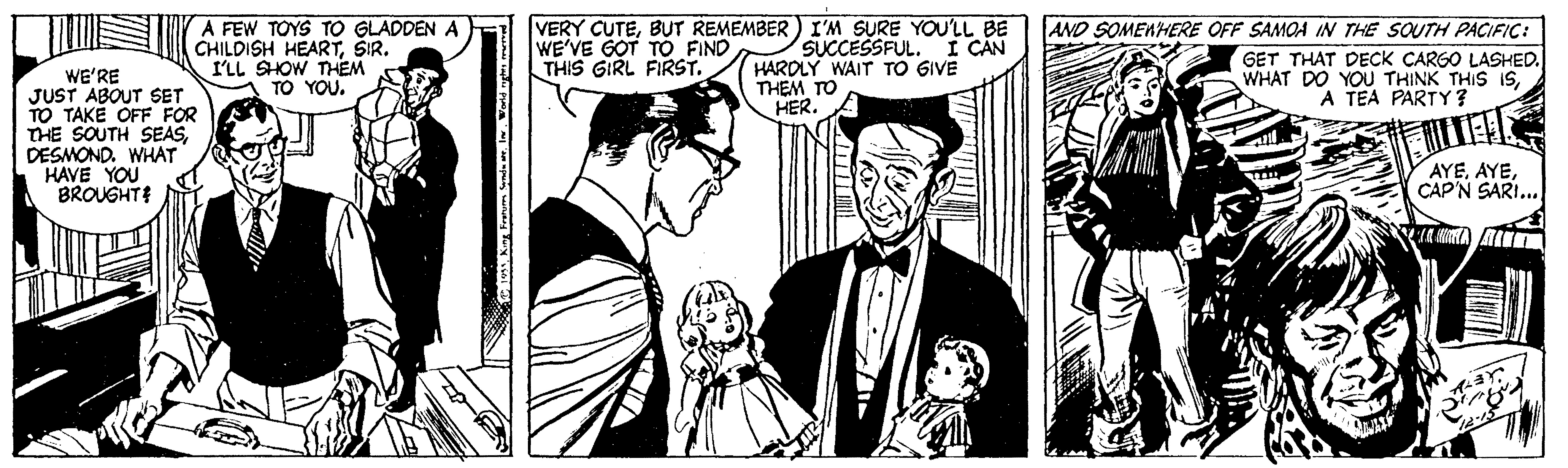 Rip Kirby Comic Strip 1955-12-15 | Comics Kingdom