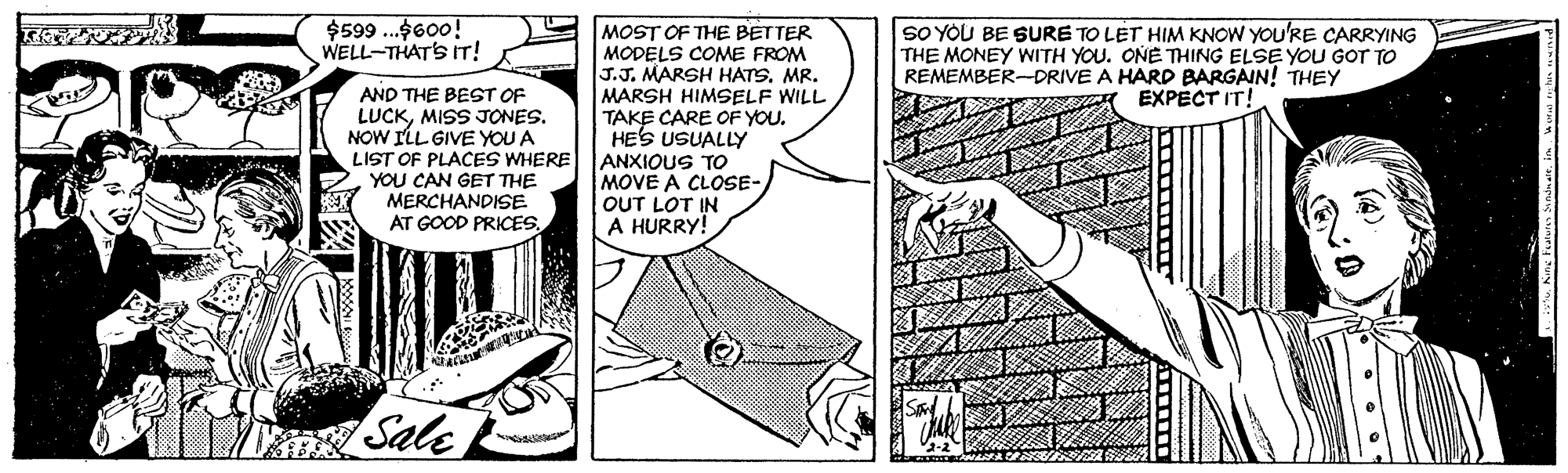 Heart Of Juliet Jones Comic Strip 1956-02-02 | Comics Kingdom