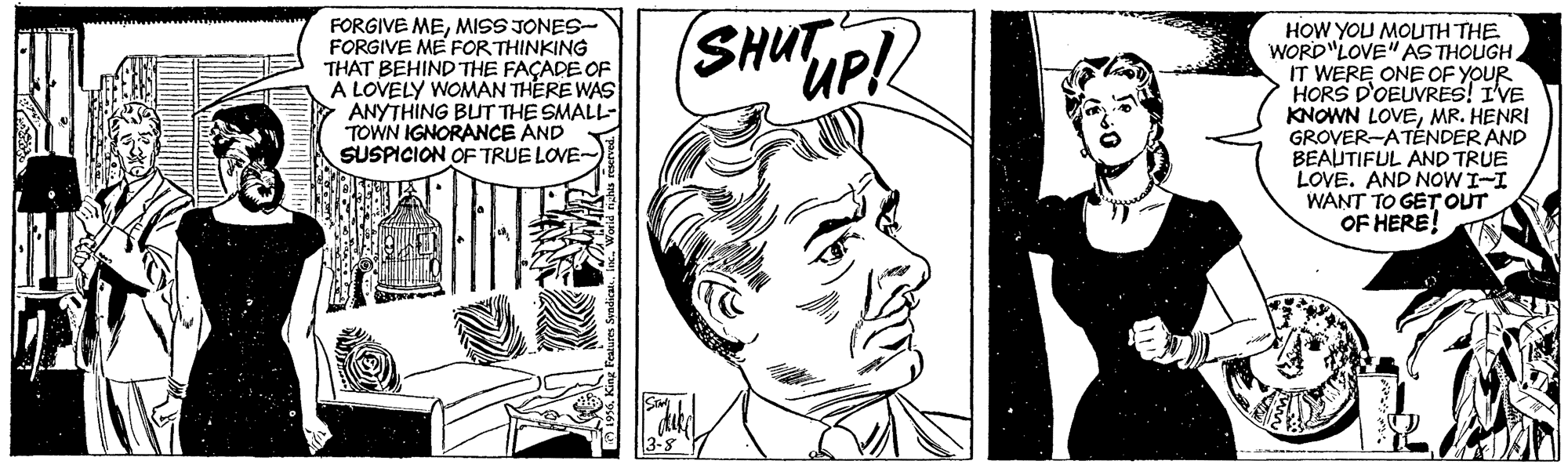 Heart Of Juliet Jones Comic Strip 1956-03-08 | Comics Kingdom