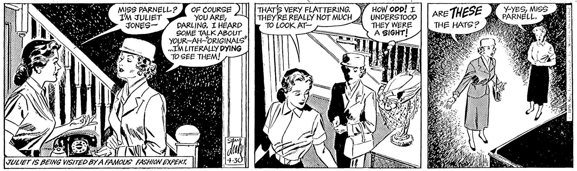 Heart Of Juliet Jones Comic Strip 1956-04-30 | Comics Kingdom