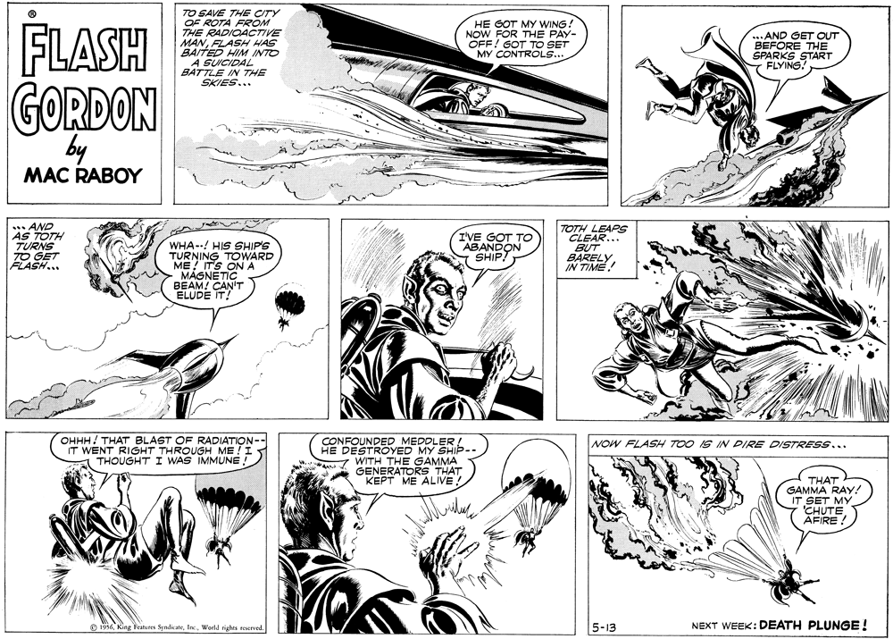 Flash Gordon Vintage Sundays Comic Strip 1956-05-13 | Comics Kingdom