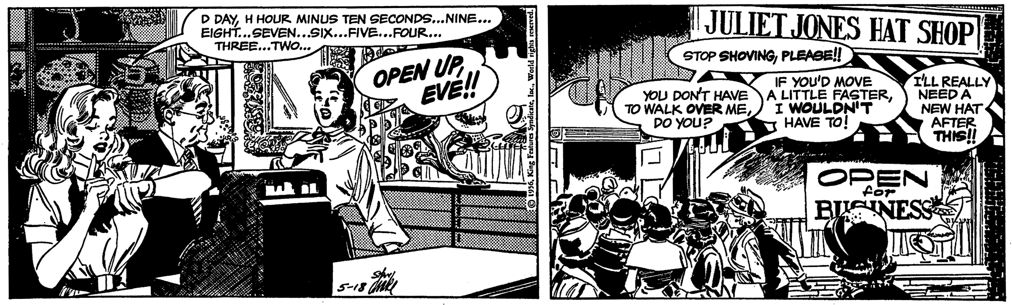 Heart Of Juliet Jones Comic Strip 1956-05-18 | Comics Kingdom