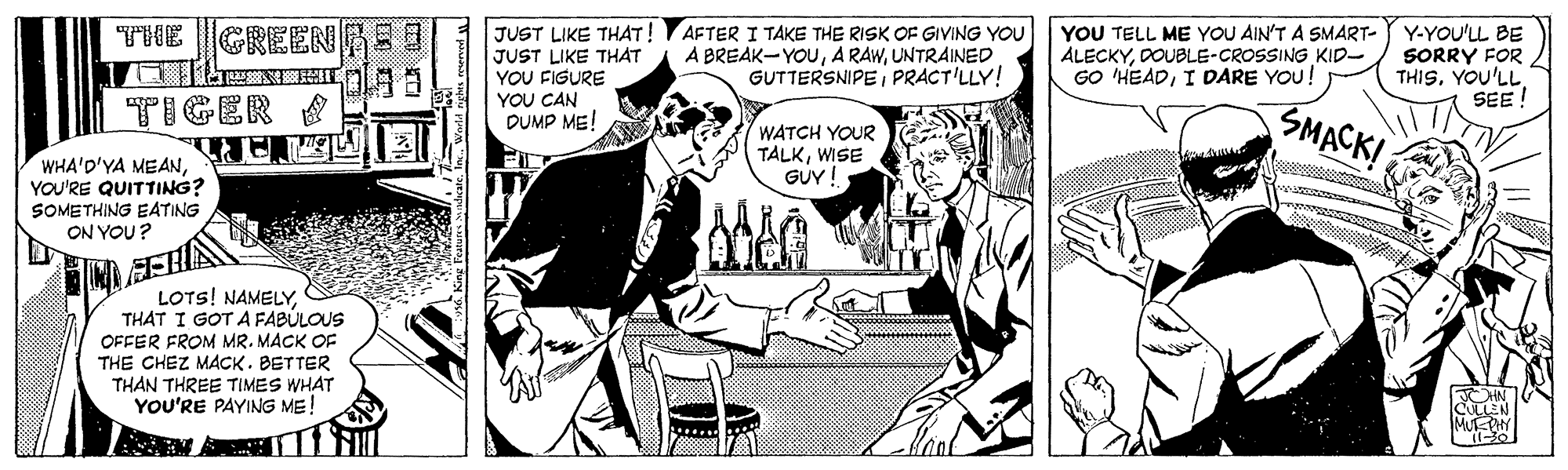 Big Ben Bolt Comic Strip 1956-11-30 | Comics Kingdom