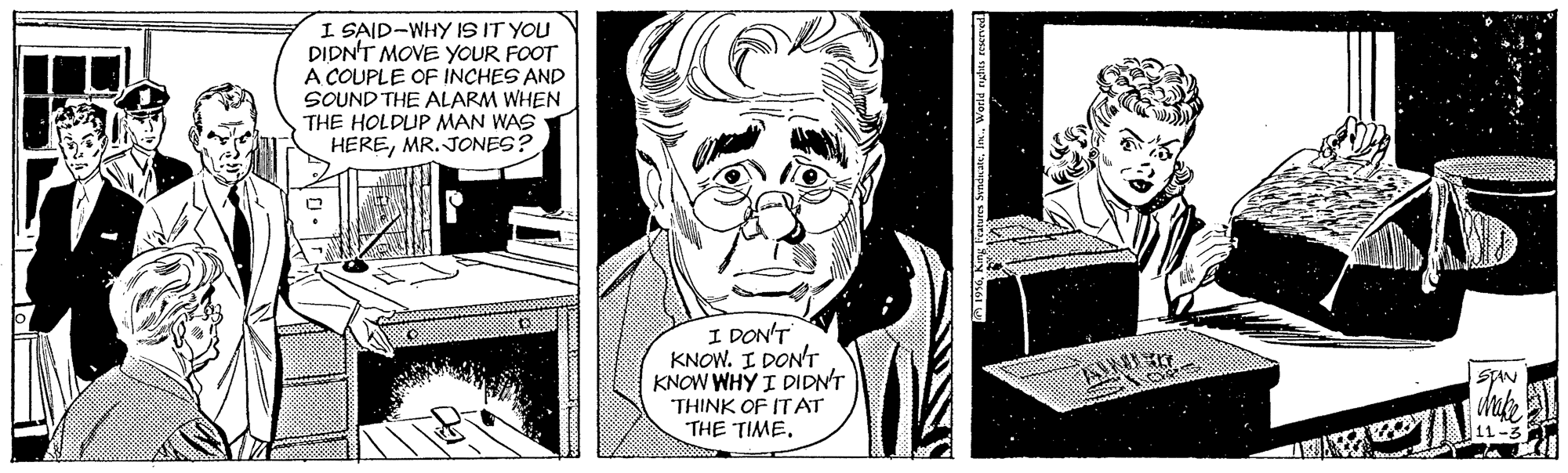 Heart Of Juliet Jones Comic Strip 1956-11-03 | Comics Kingdom