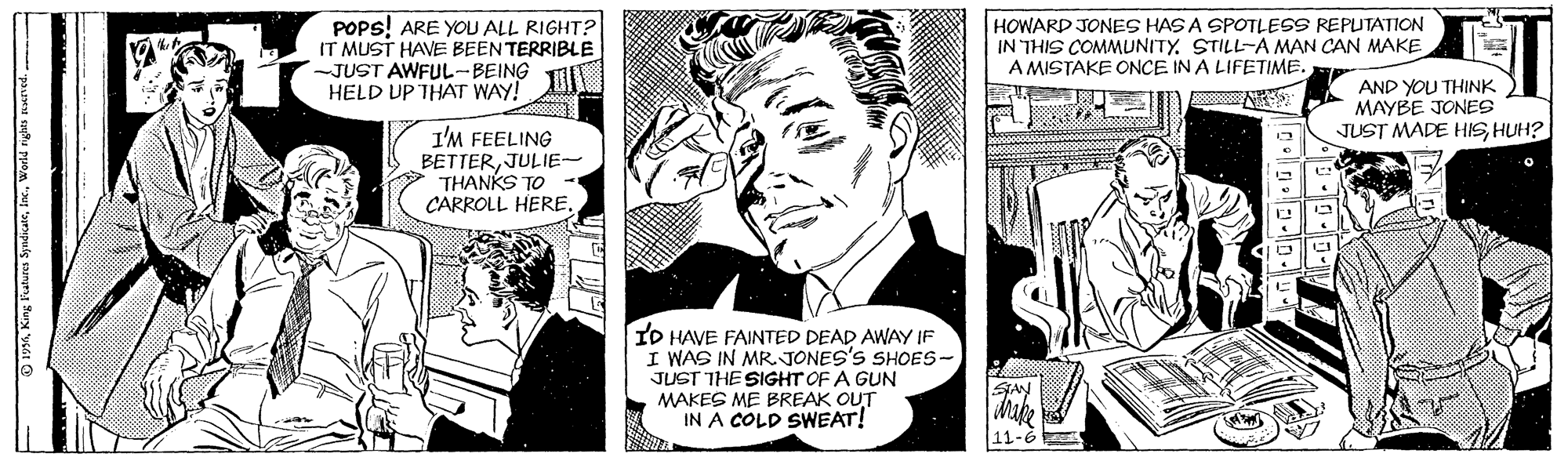 Heart Of Juliet Jones Comic Strip 1956-11-06 | Comics Kingdom