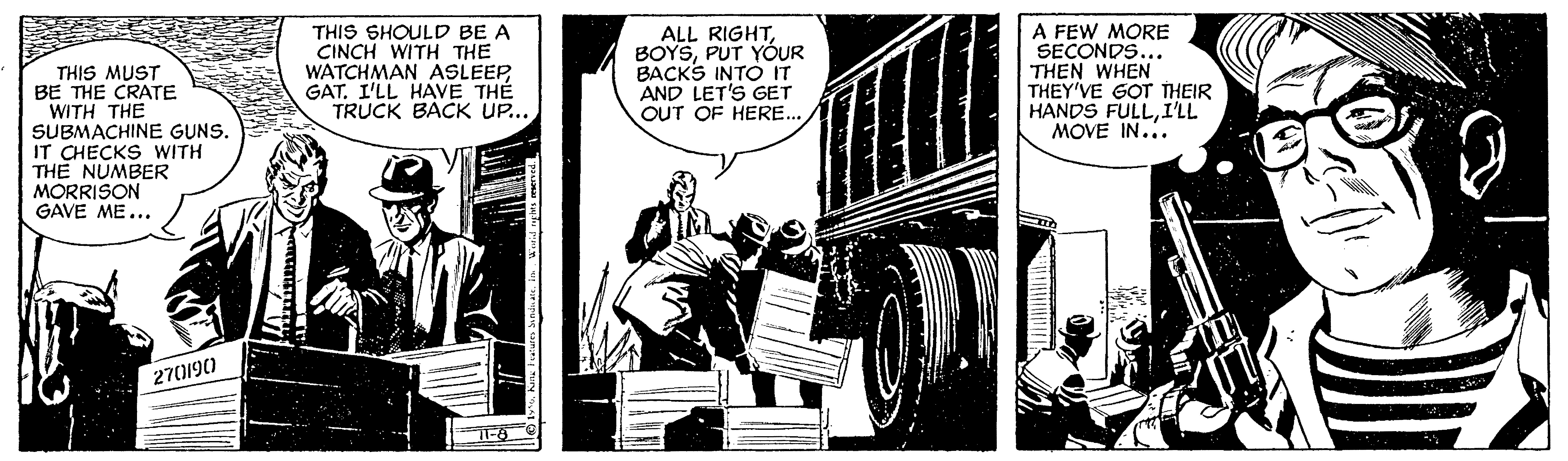 Rip Kirby Comic Strip 1956-11-08 | Comics Kingdom
