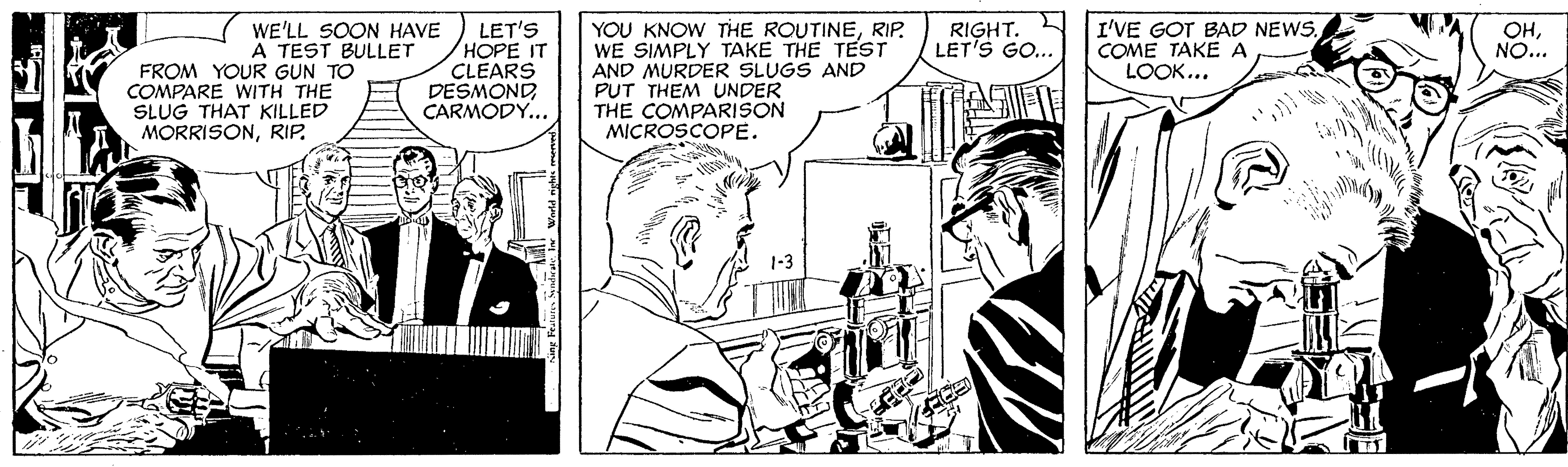 Rip Kirby Comic Strip 1957-01-03 | Comics Kingdom