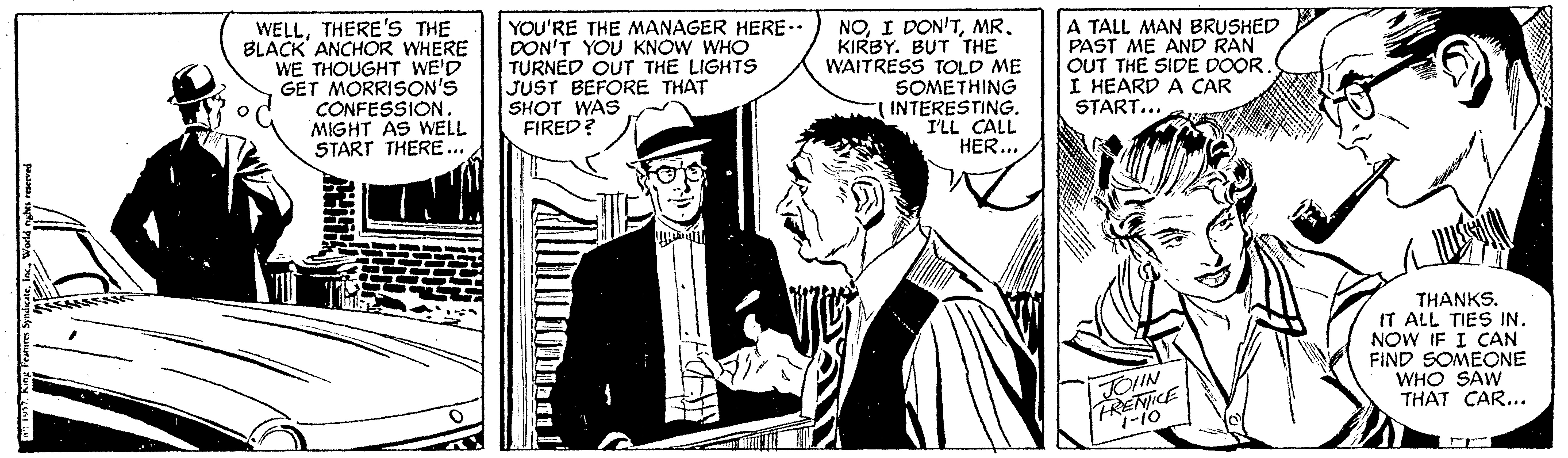 Rip Kirby Comic Strip 1957-01-10 | Comics Kingdom