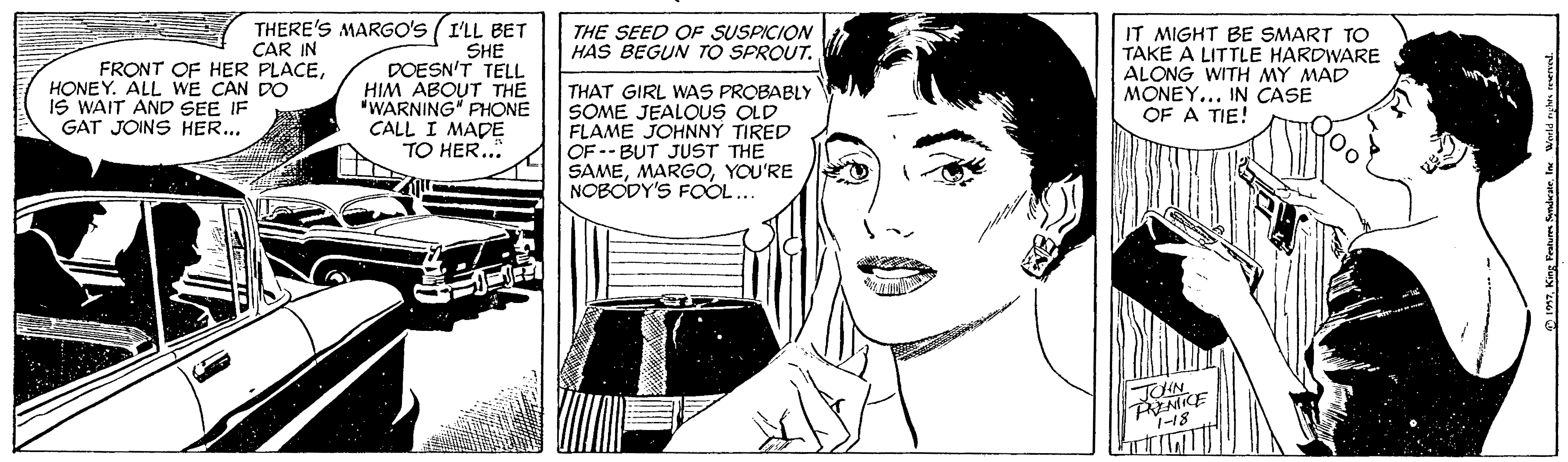 Rip Kirby Comic Strip 1957-01-18 | Comics Kingdom