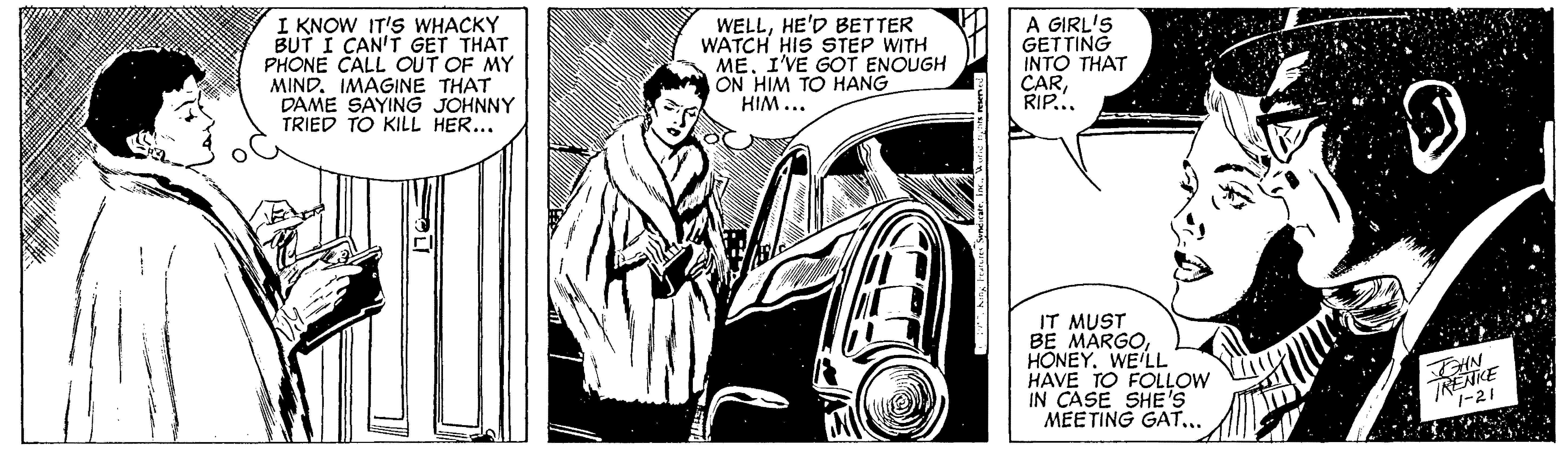 Rip Kirby Comic Strip 1957-01-21 | Comics Kingdom