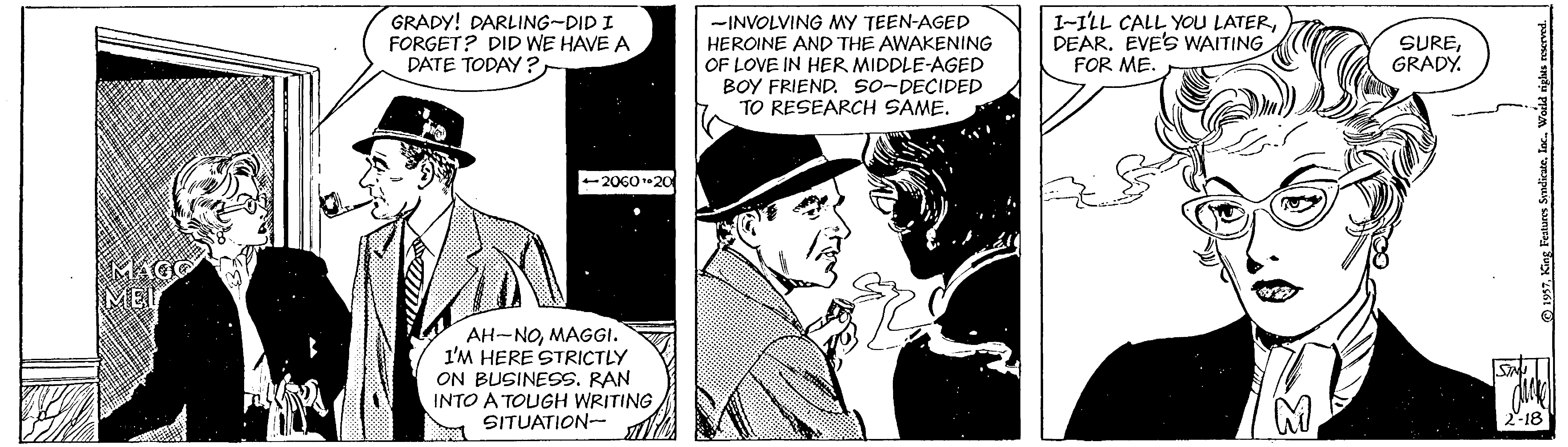 Heart Of Juliet Jones Comic Strip 1957-02-18 | Comics Kingdom