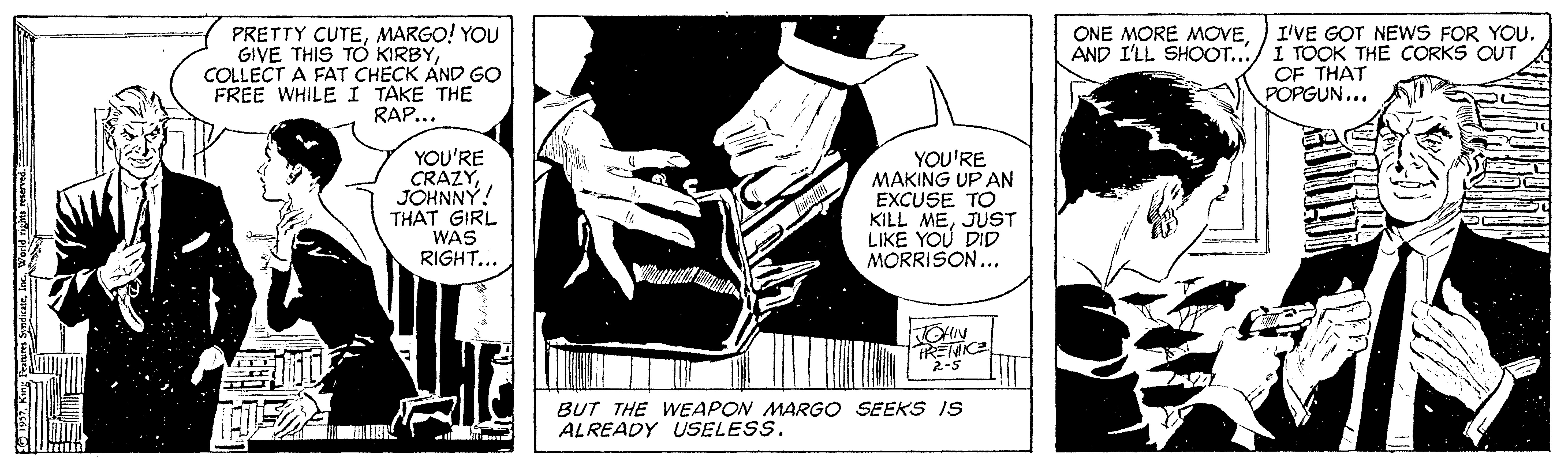 Rip Kirby Comic Strip 1957-02-05 | Comics Kingdom