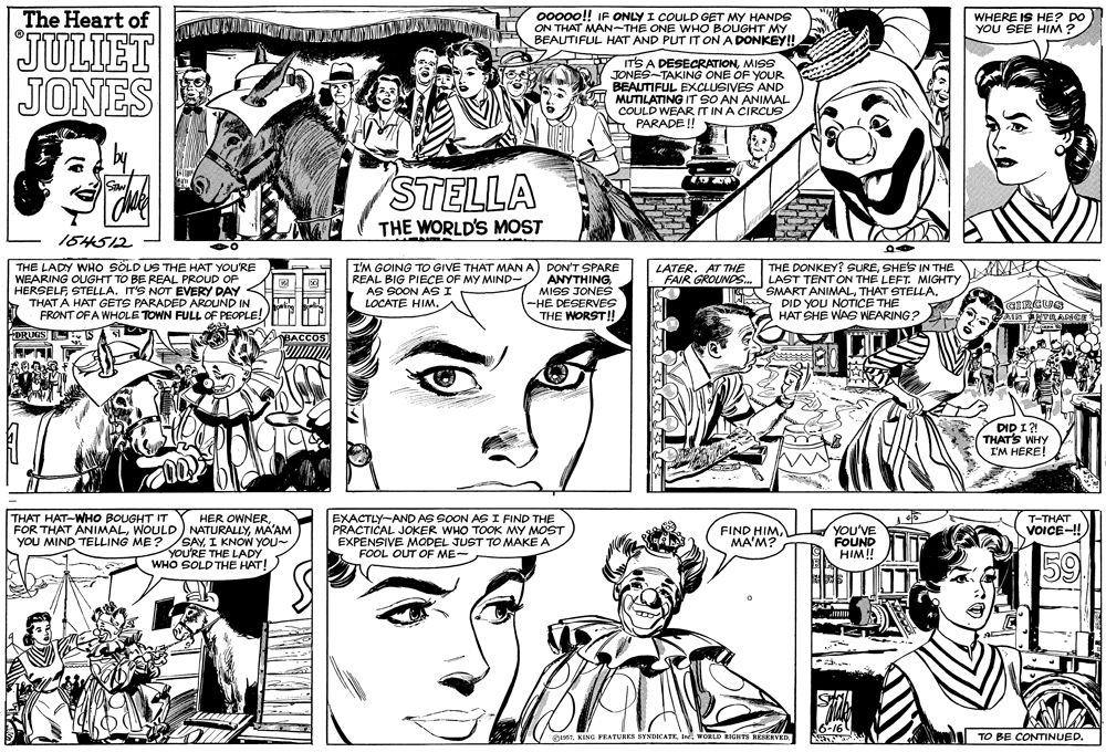Heart Of Juliet Jones Comic Strip 1957-06-16 | Comics Kingdom