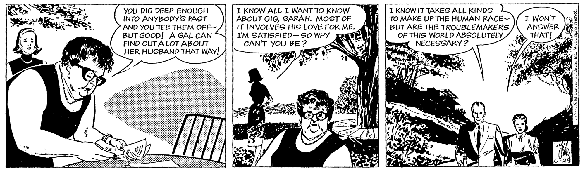 Heart Of Juliet Jones Comic Strip 1957-06-29 | Comics Kingdom