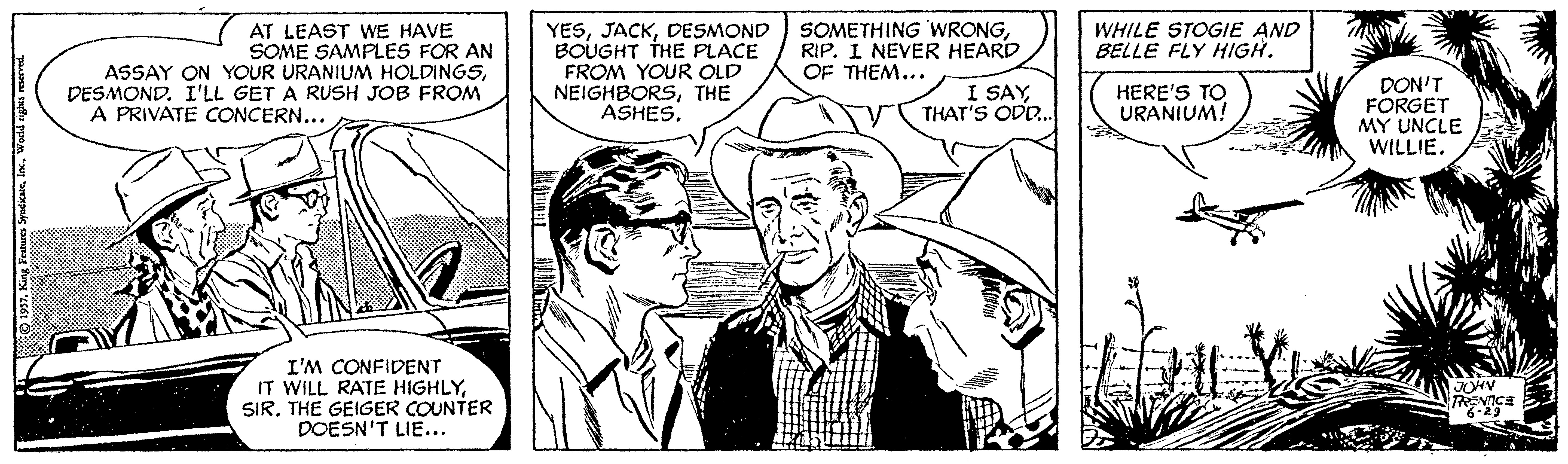 Rip Kirby Comic Strip 1957-06-29 | Comics Kingdom