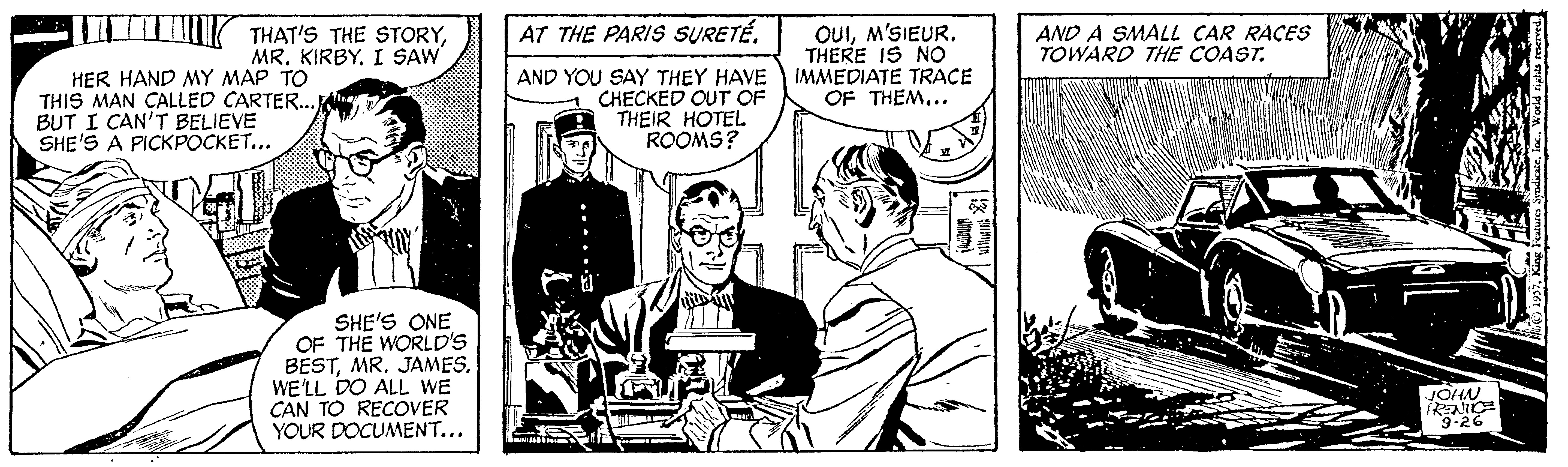 Rip Kirby Comic Strip 1957-09-26 | Comics Kingdom