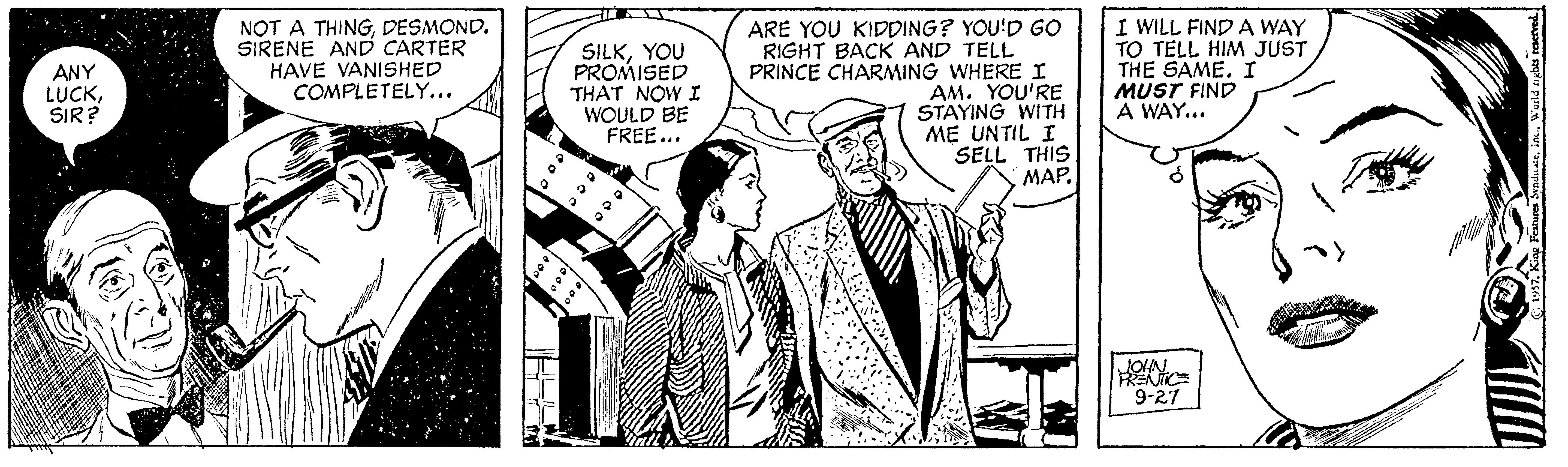 Rip Kirby Comic Strip 1957-09-27 | Comics Kingdom