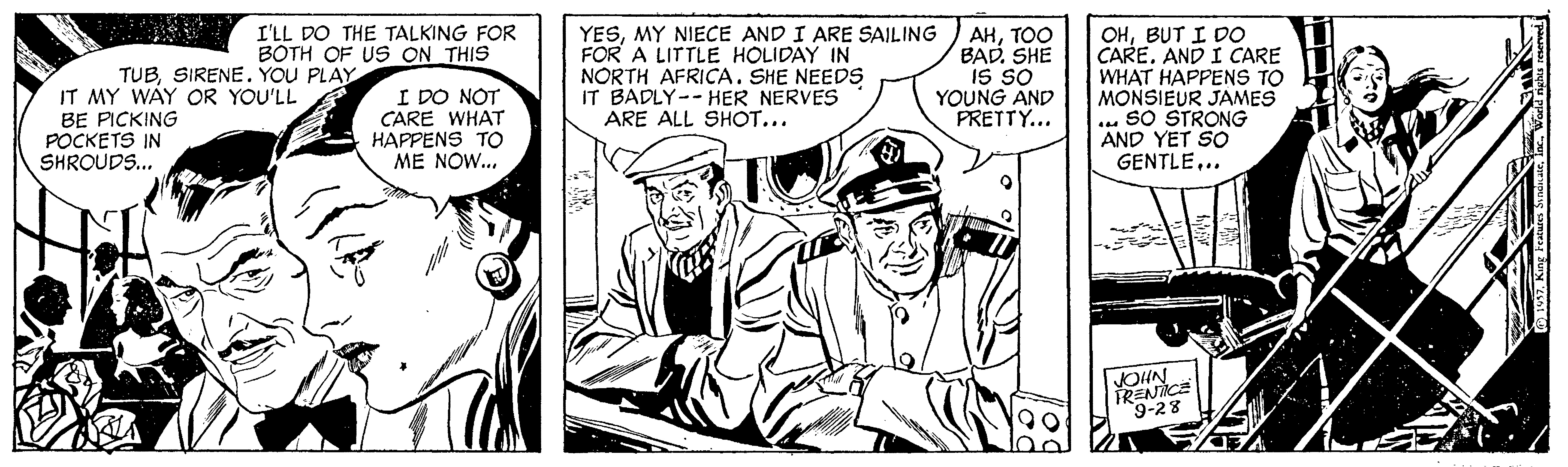 Rip Kirby Comic Strip 1957-09-28 | Comics Kingdom