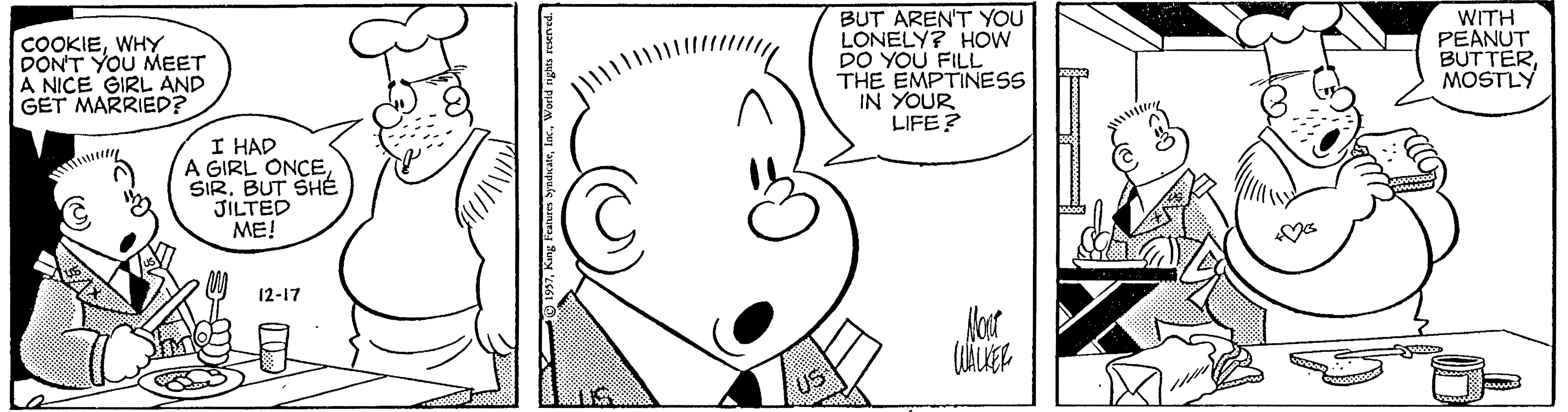Beetle Bailey Vintage Comic Strip 1957-12-17 | Comics Kingdom
