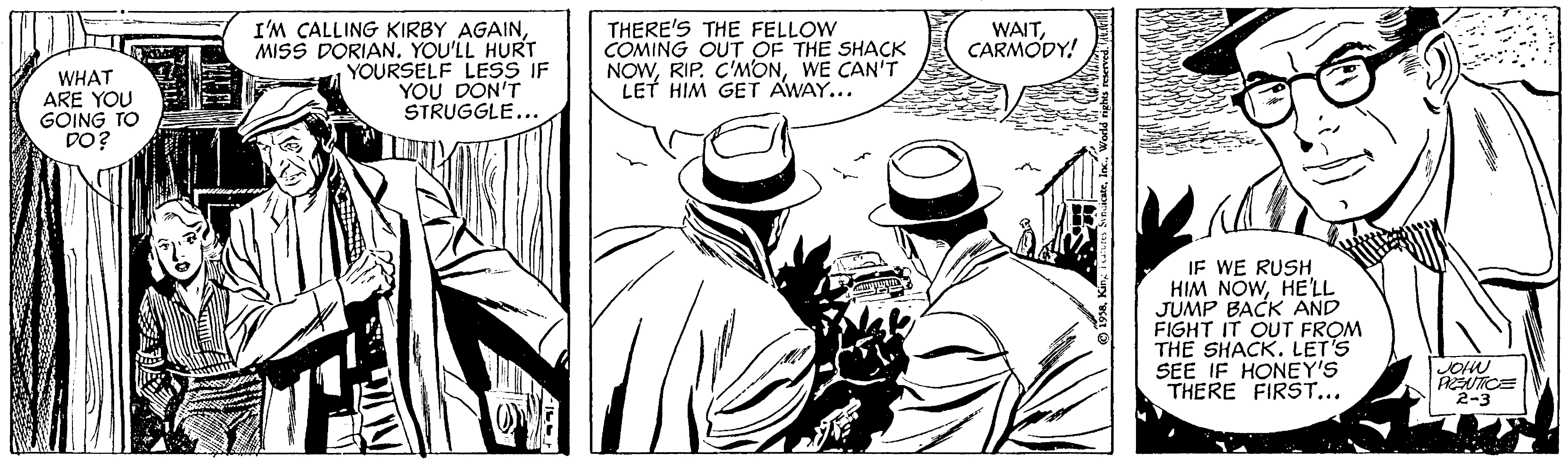 Rip Kirby Comic Strip 1958-02-03 | Comics Kingdom