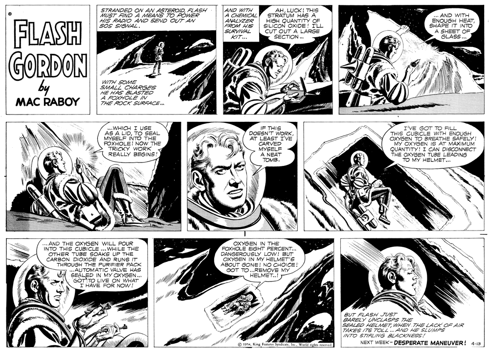 Flash Gordon Vintage Sundays Comic Strip 1958-04-13 | Comics Kingdom