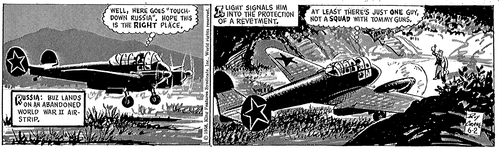 Buz Sawyer Comic Strip 1958-06-02 | Comics Kingdom