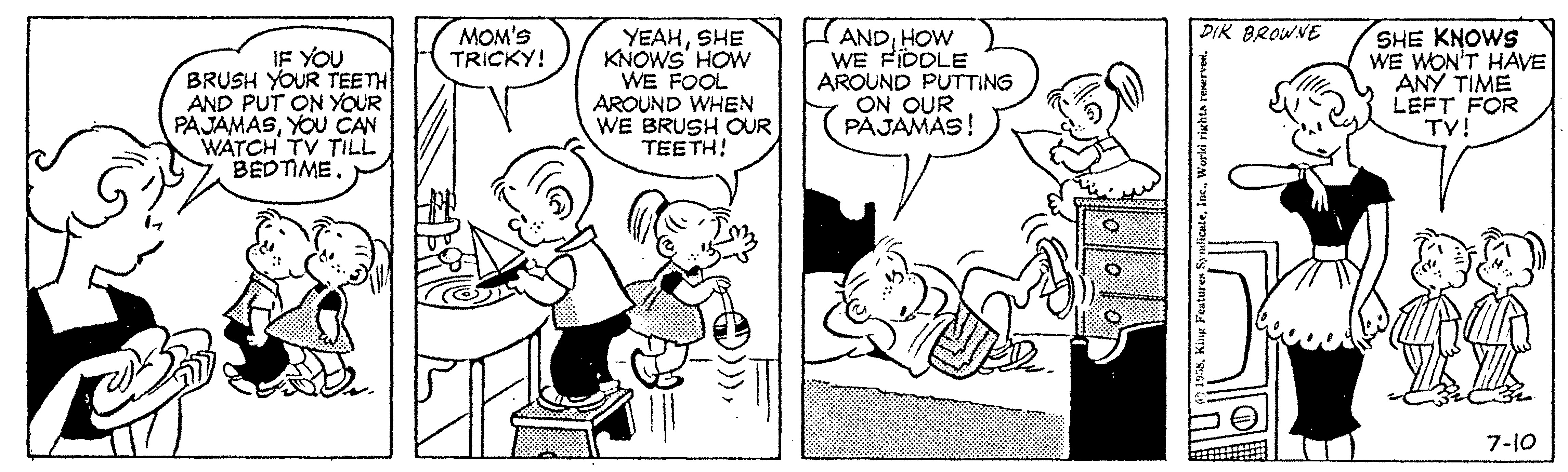 Hi and Lois Comic Strip 1958-07-10 | Comics Kingdom