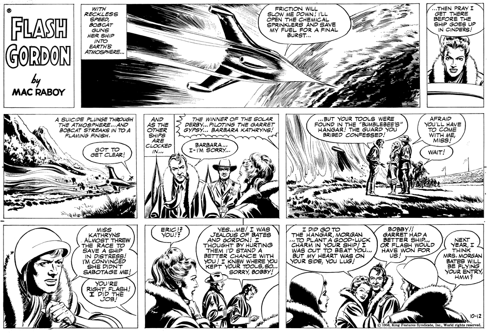 Flash Gordon Comic Strip 1958-10-12 | Comics Kingdom