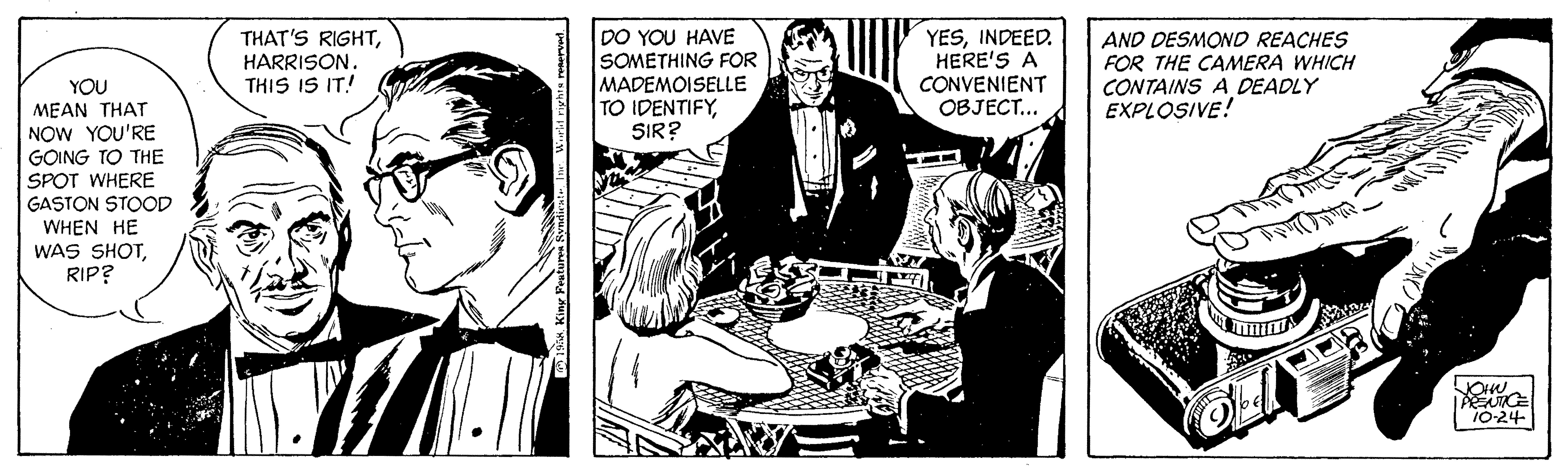 Rip Kirby Comic Strip 1958-10-24 | Comics Kingdom