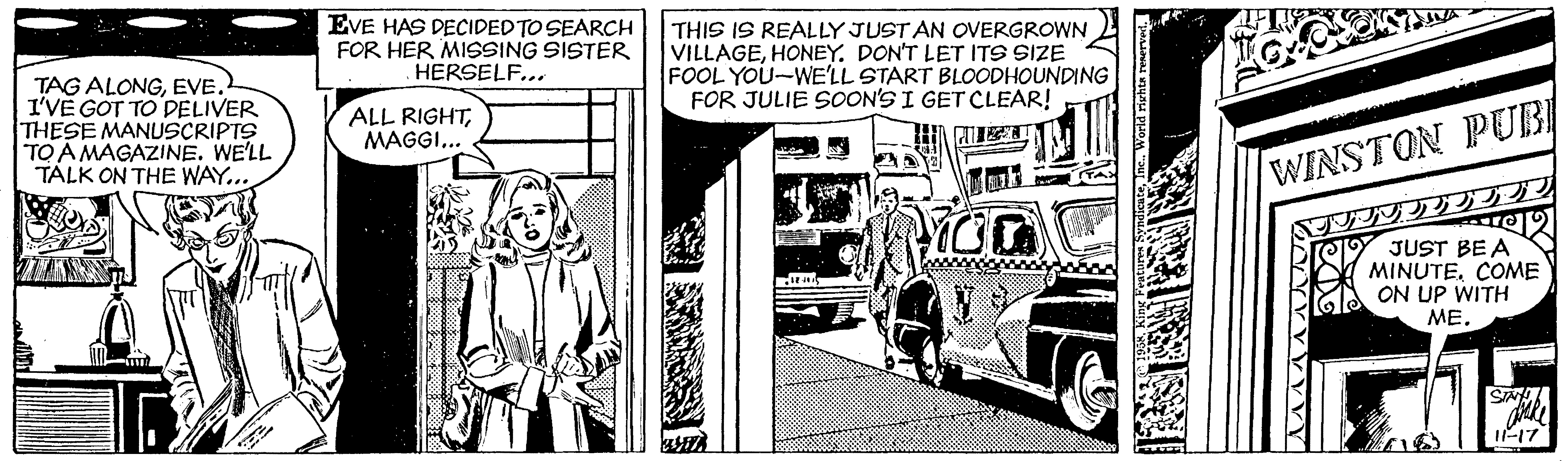 Heart Of Juliet Jones Comic Strip 1958-11-17 | Comics Kingdom