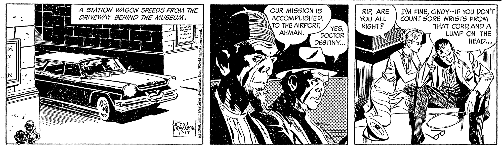 Rip Kirby Comic Strip 1958-11-17 | Comics Kingdom