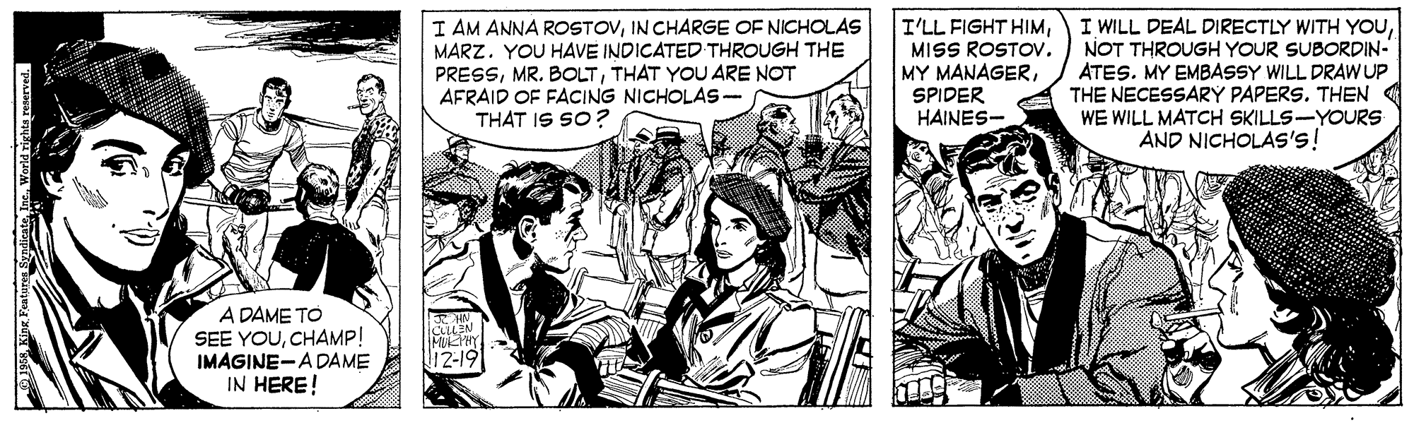 Big Ben Bolt Comic Strip 1958-12-19 | Comics Kingdom