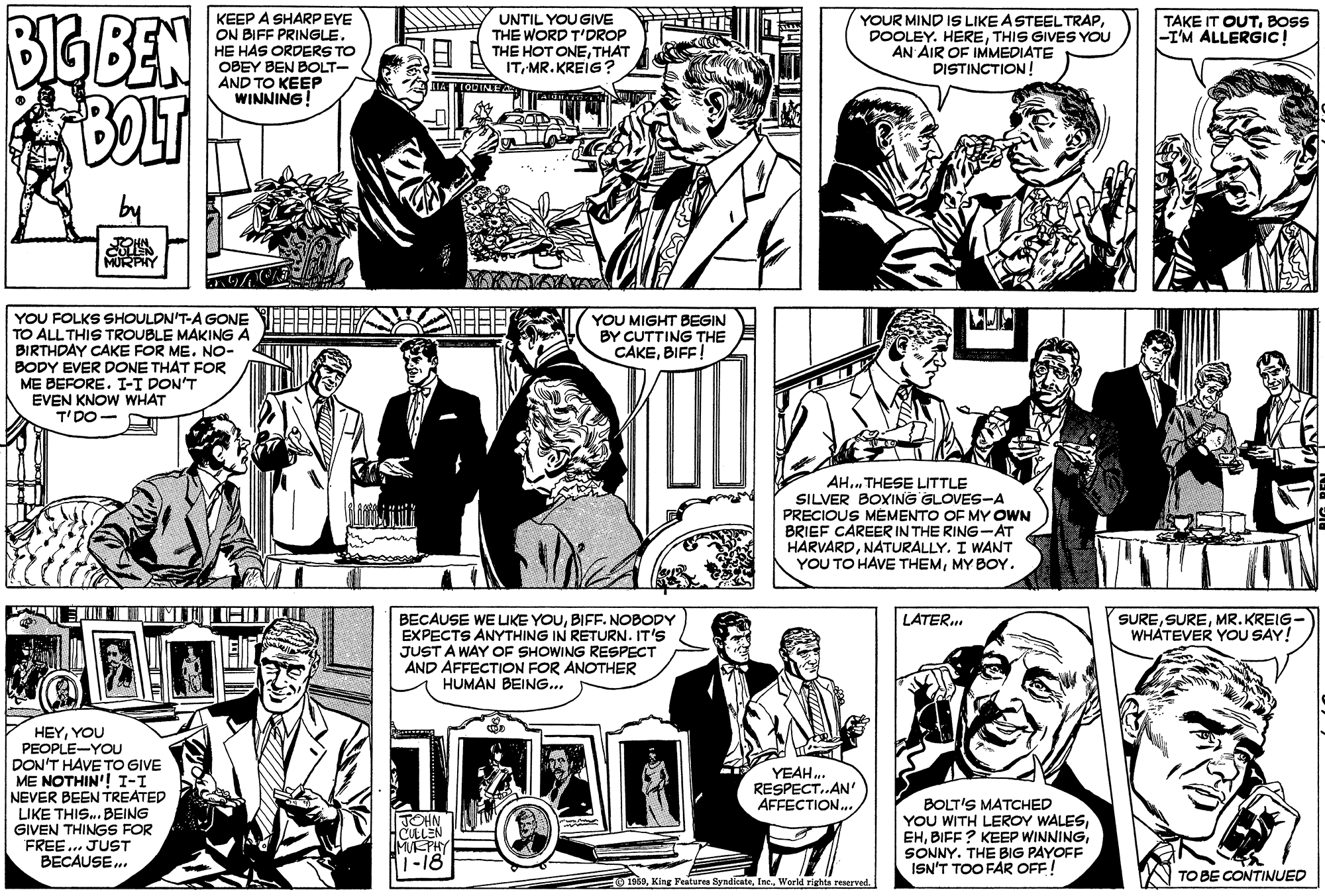 Big Ben Bolt Comic Strip 1959-01-18 | Comics Kingdom