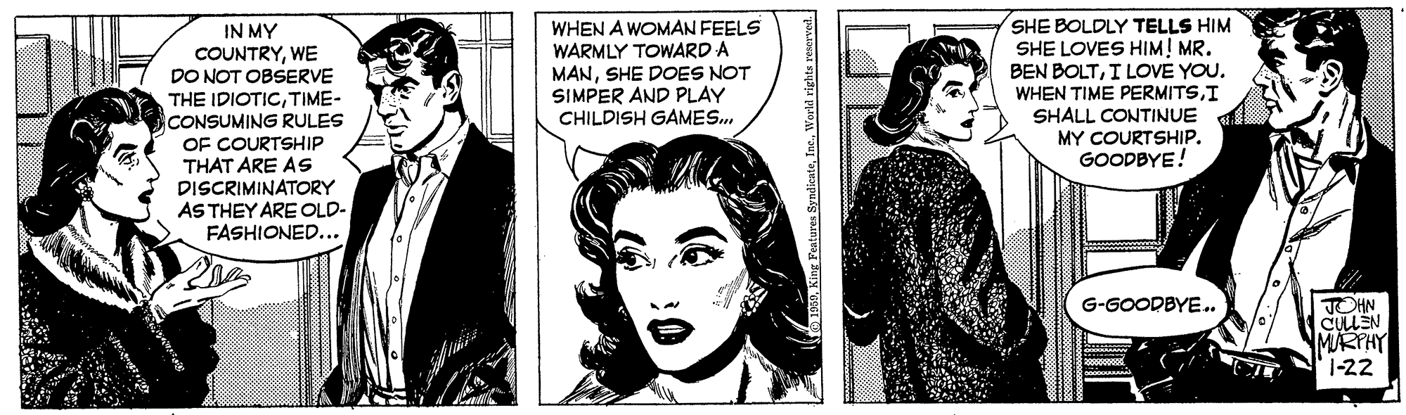 Big Ben Bolt Comic Strip 1959-01-22 | Comics Kingdom