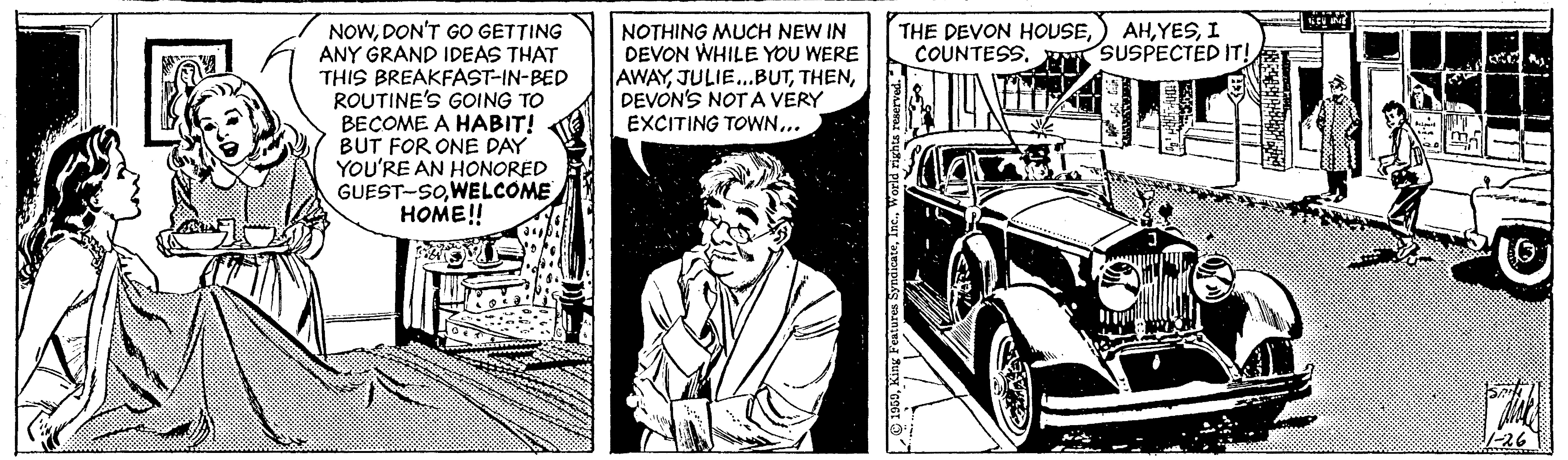 Heart Of Juliet Jones Comic Strip 1959-01-26 | Comics Kingdom