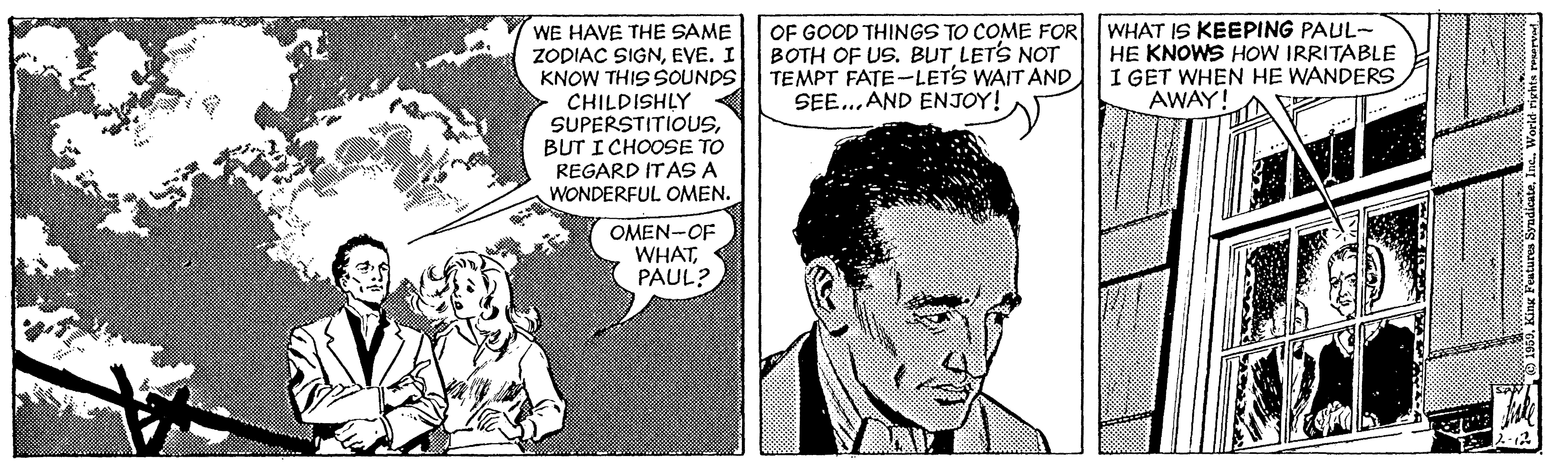 Heart Of Juliet Jones Comic Strip 1959-02-12 | Comics Kingdom