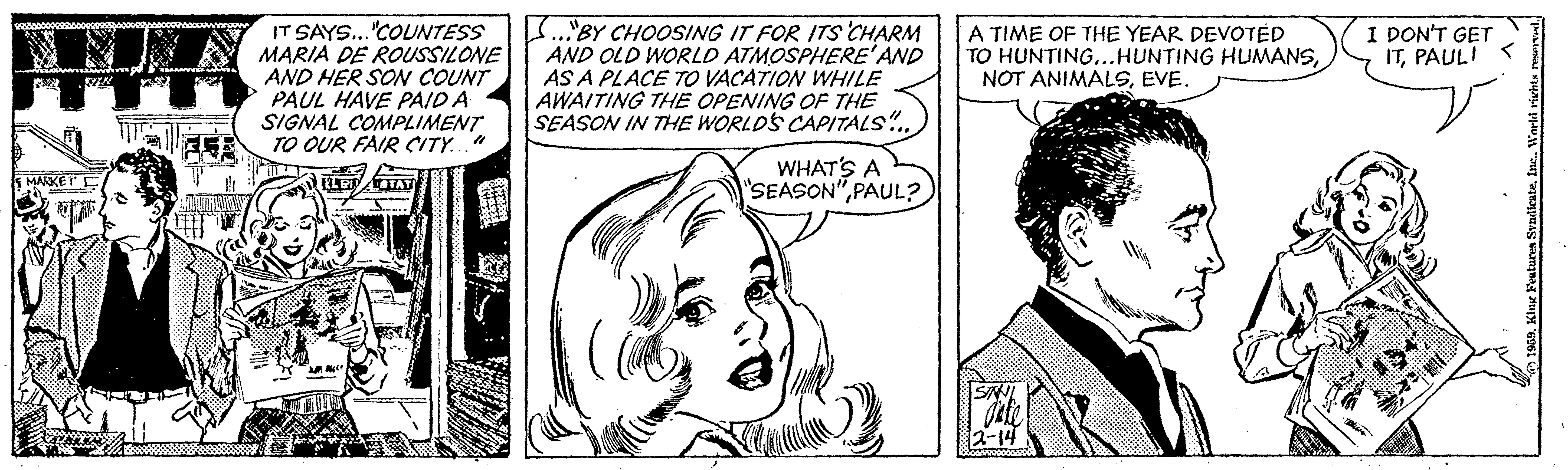 Heart Of Juliet Jones Comic Strip 1959-02-14 | Comics Kingdom