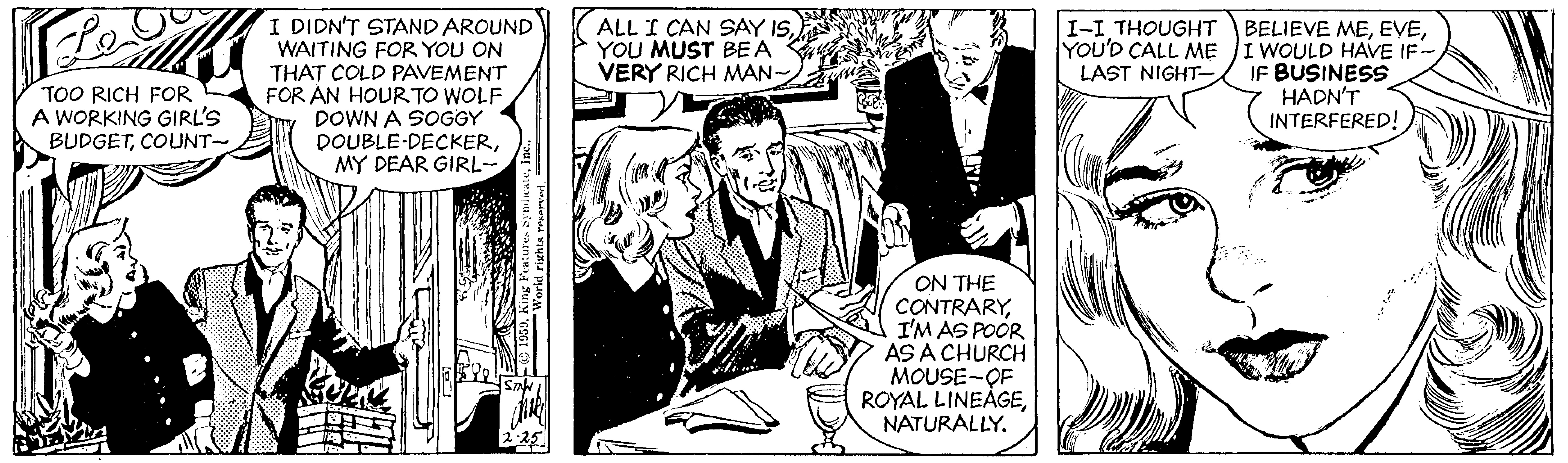 Heart Of Juliet Jones Comic Strip 1959-02-25 | Comics Kingdom