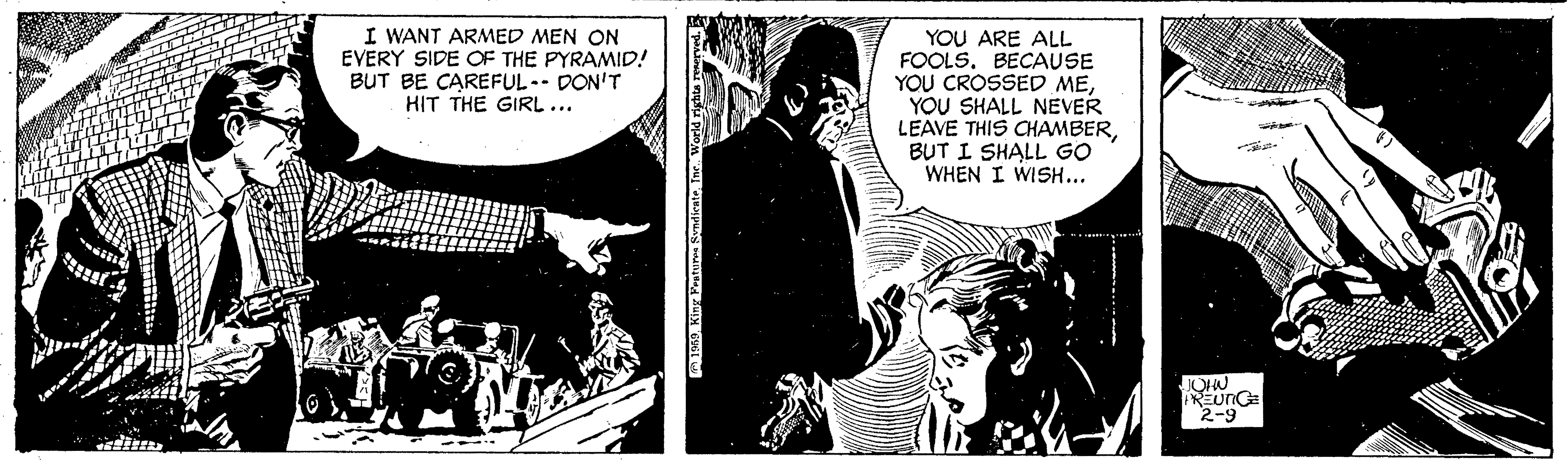 Rip Kirby Comic Strip 1959-02-09 | Comics Kingdom
