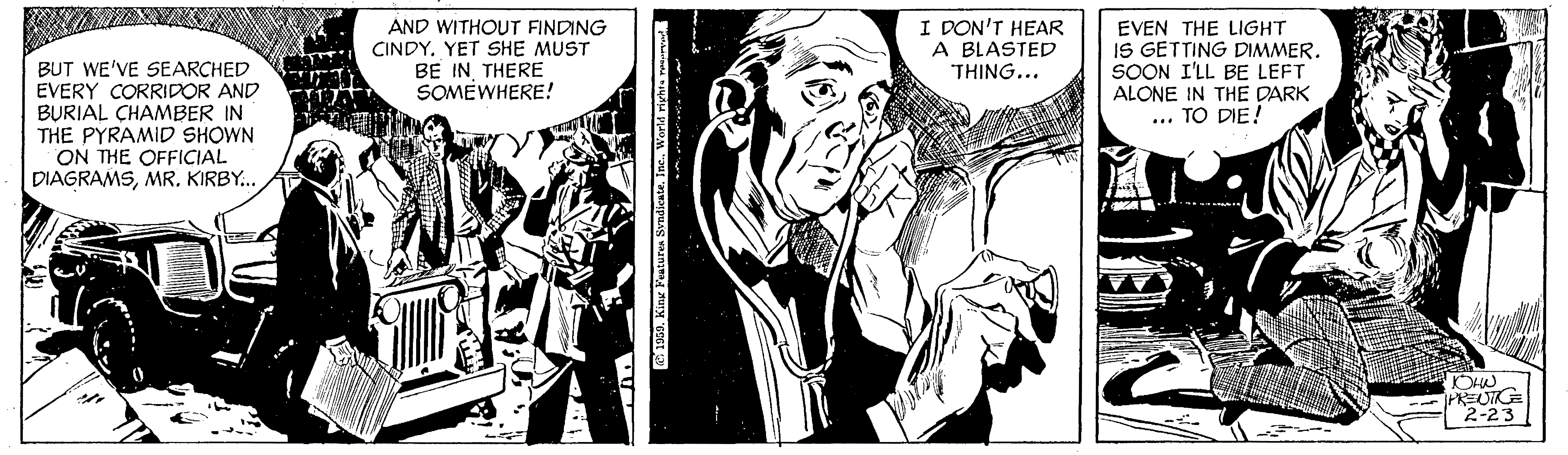 Rip Kirby Comic Strip 1959-02-23 | Comics Kingdom