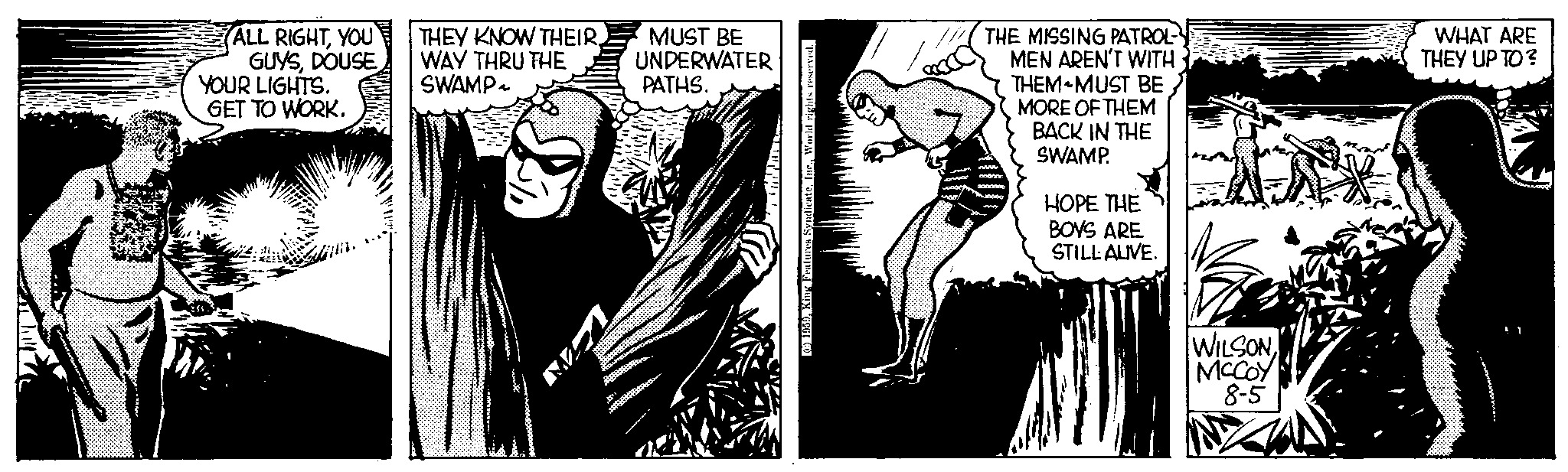 The Phantom Vintage Comic Strip 1959-08-05 | Comics Kingdom