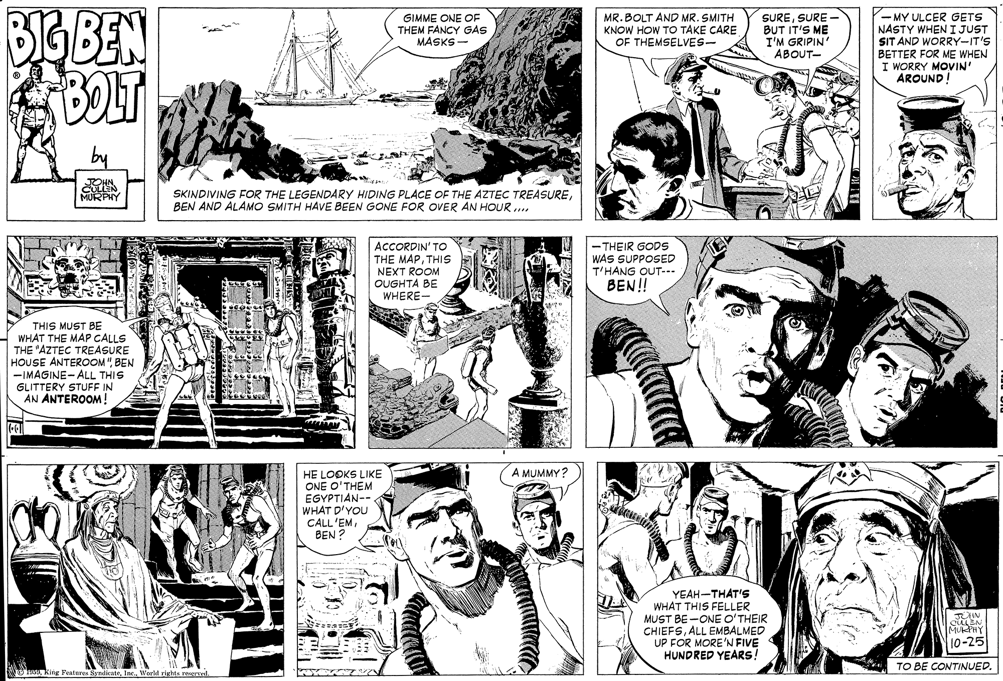 Big Ben Bolt Comic Strip 1959-10-25 | Comics Kingdom