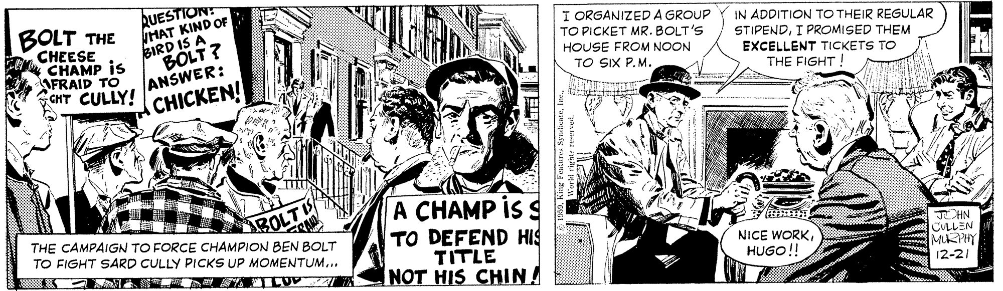 Big Ben Bolt Comic Strip 1959-12-21 | Comics Kingdom