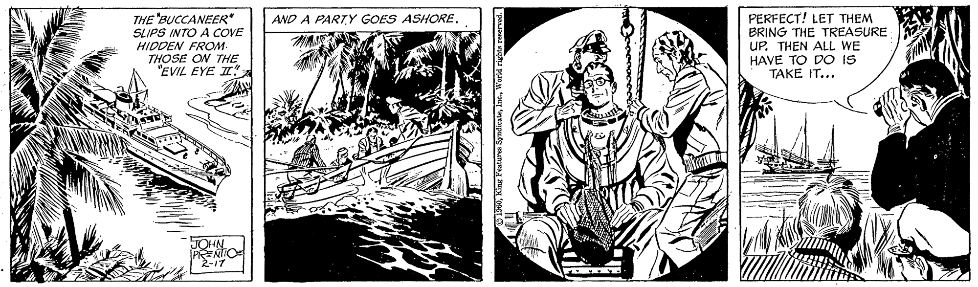 Rip Kirby Comic Strip 1960-02-17 | Comics Kingdom