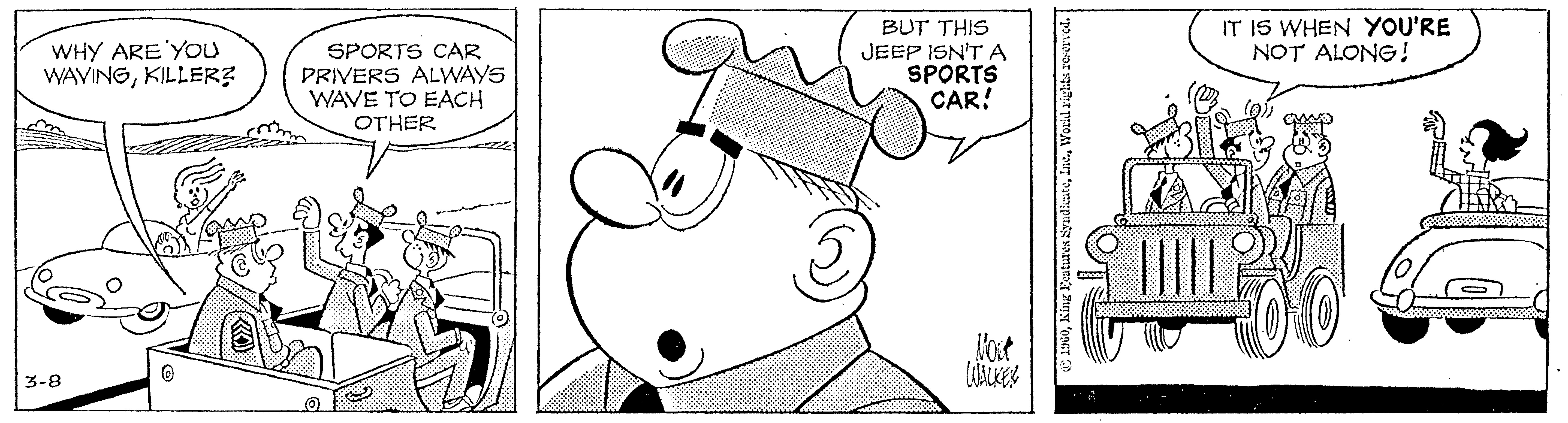 Beetle Bailey Comic Strip 1960-03-08 | Comics Kingdom
