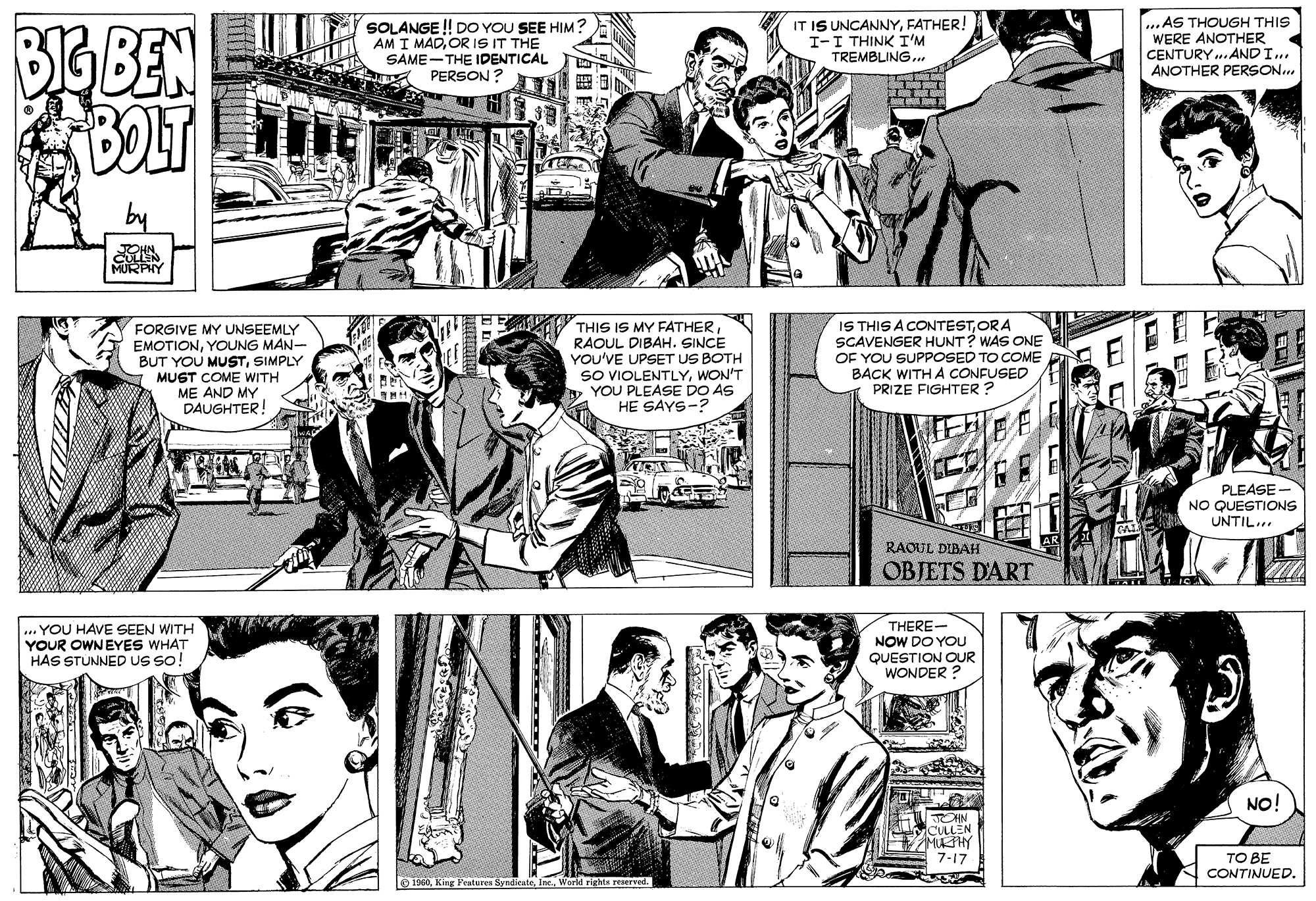 Big Ben Bolt Comic Strip 1960-07-17 | Comics Kingdom