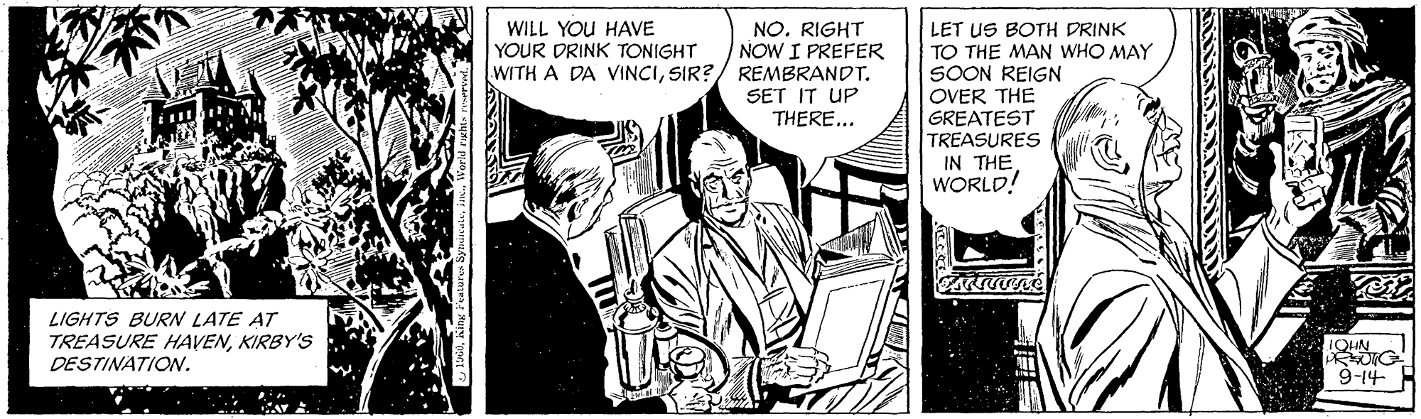 Rip Kirby Comic Strip 1960-09-14 | Comics Kingdom