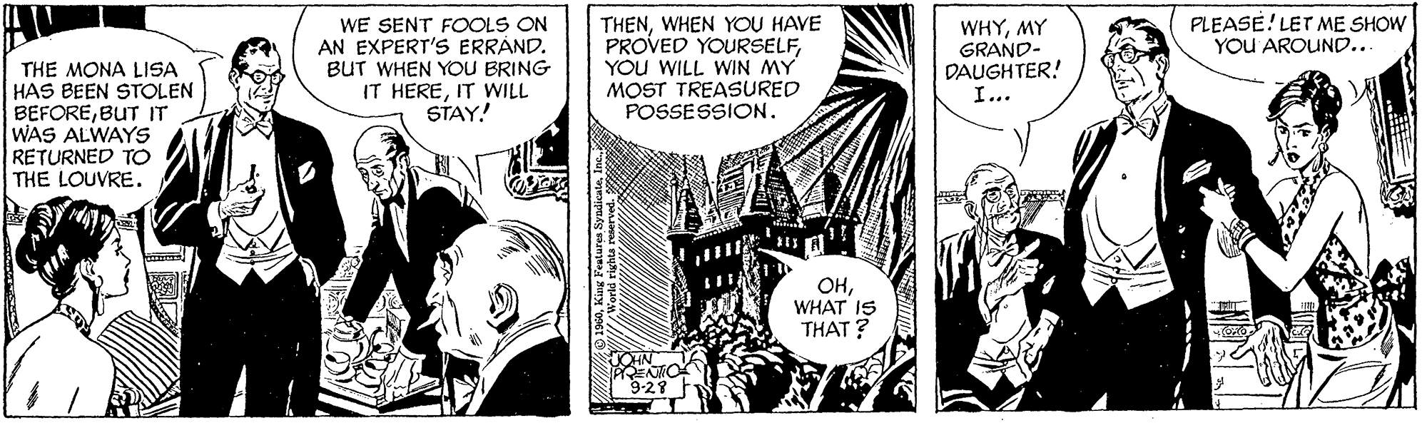 Rip Kirby Comic Strip 1960-09-28 | Comics Kingdom