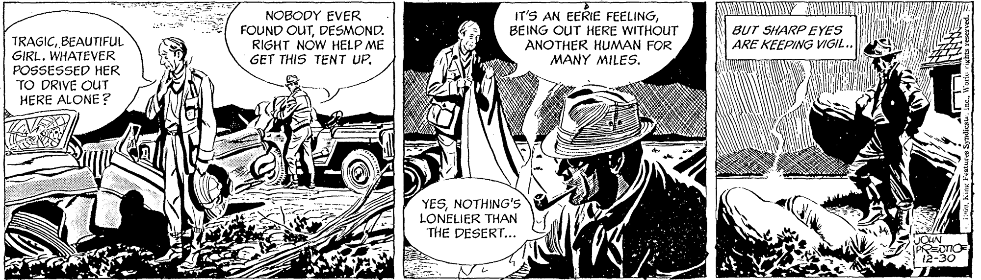 Rip Kirby Comic Strip 1960-12-30 | Comics Kingdom